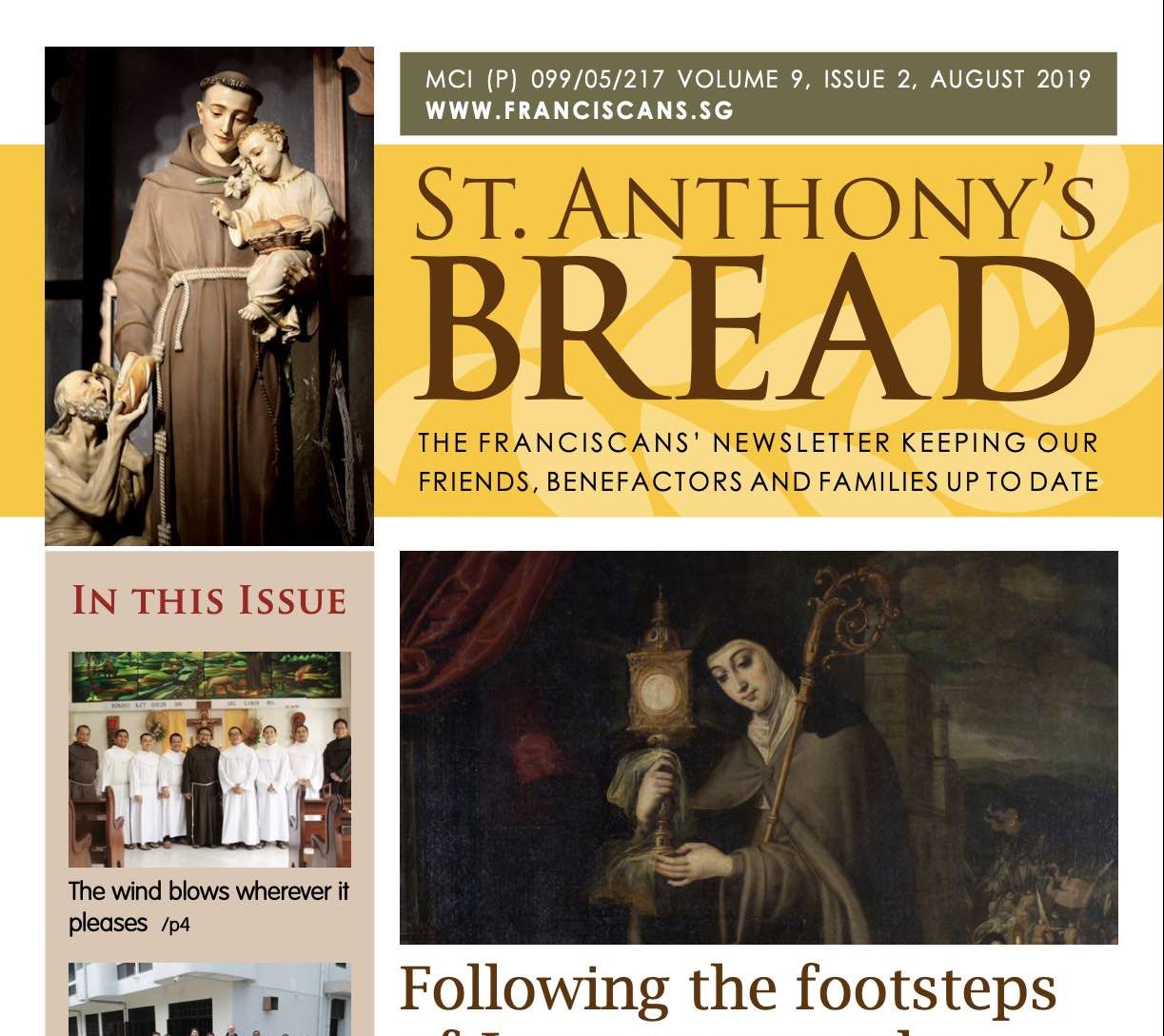 St Anthony's Bread (Aug 2019) - Franciscan Friars - Custody of St ...