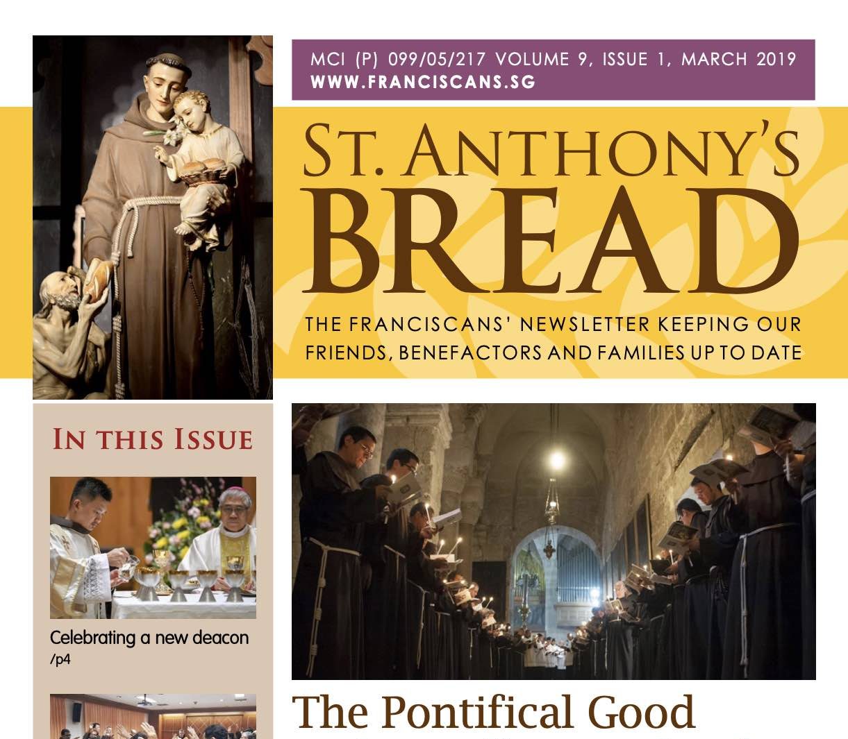 St Anthony's Bread (Mar 2019) - Franciscan Friars - Custody of St ...