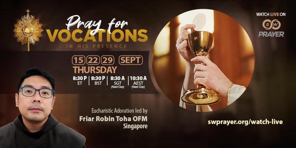 Eucharistic Adoration For Vocations - Franciscan Friars - Custody of St ...