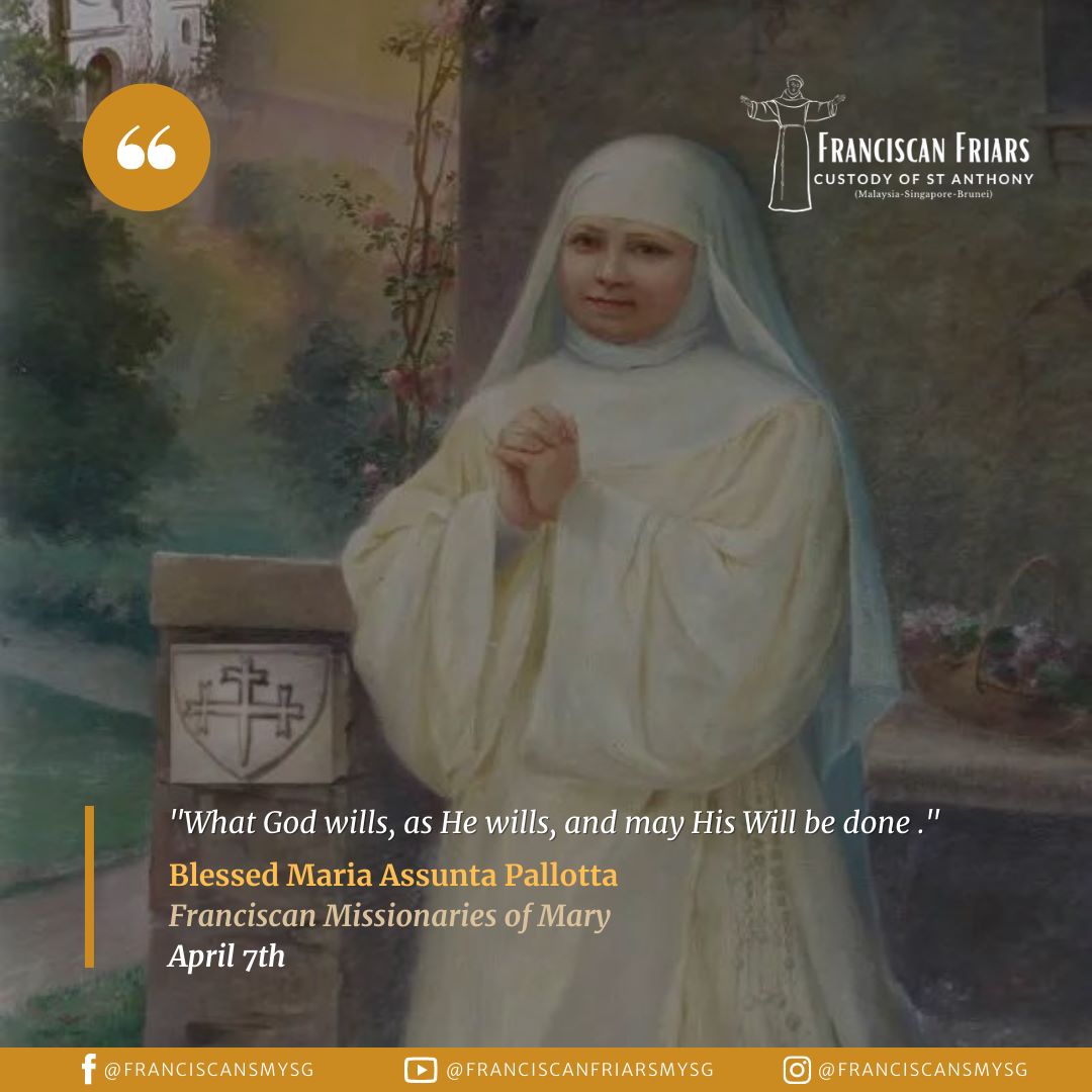 Blessed Maria Assunta Pallotta (1878-1905) - Franciscan Friars ...