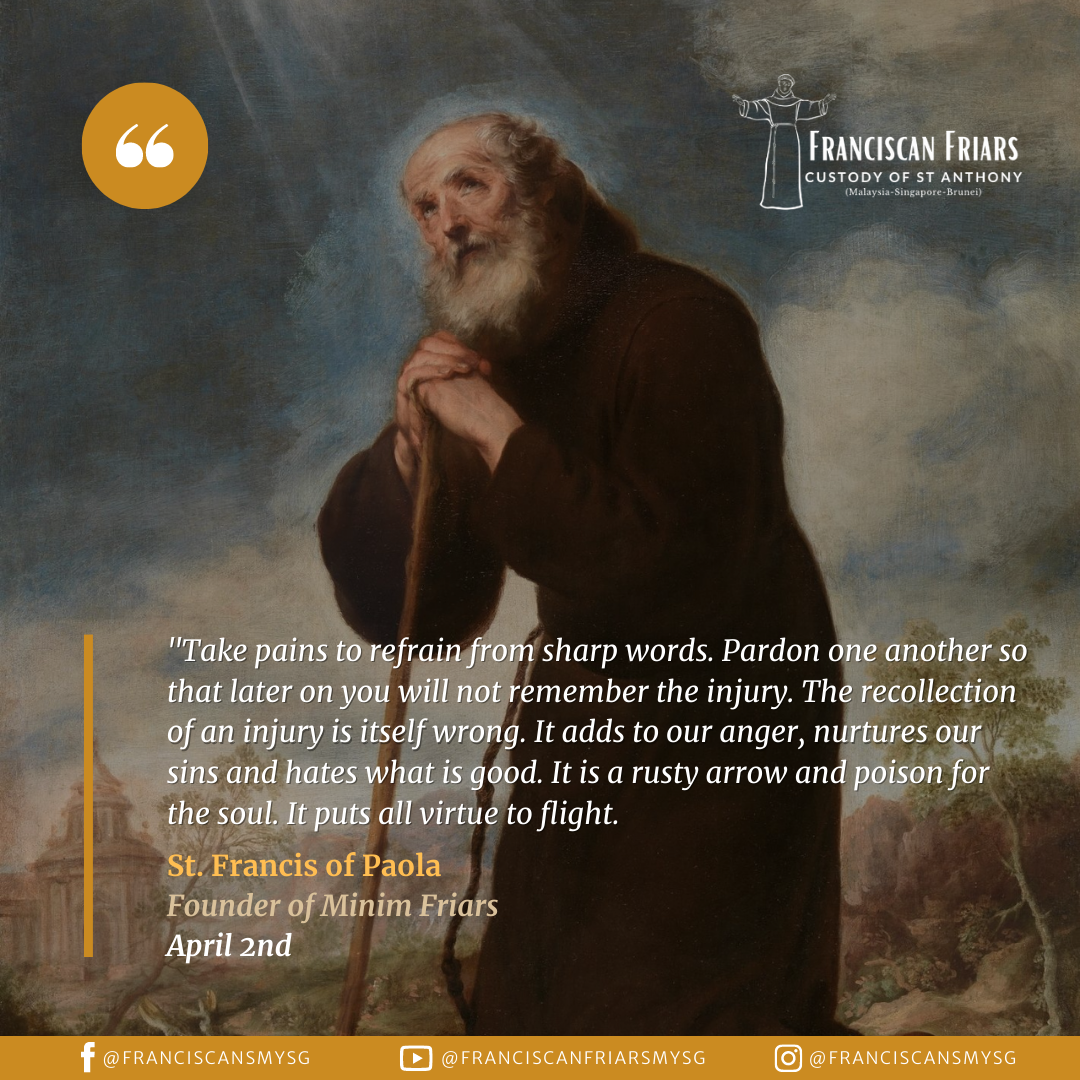 Saint Francis of Paola (1416-1507) - Franciscan Friars - Custody of St ...